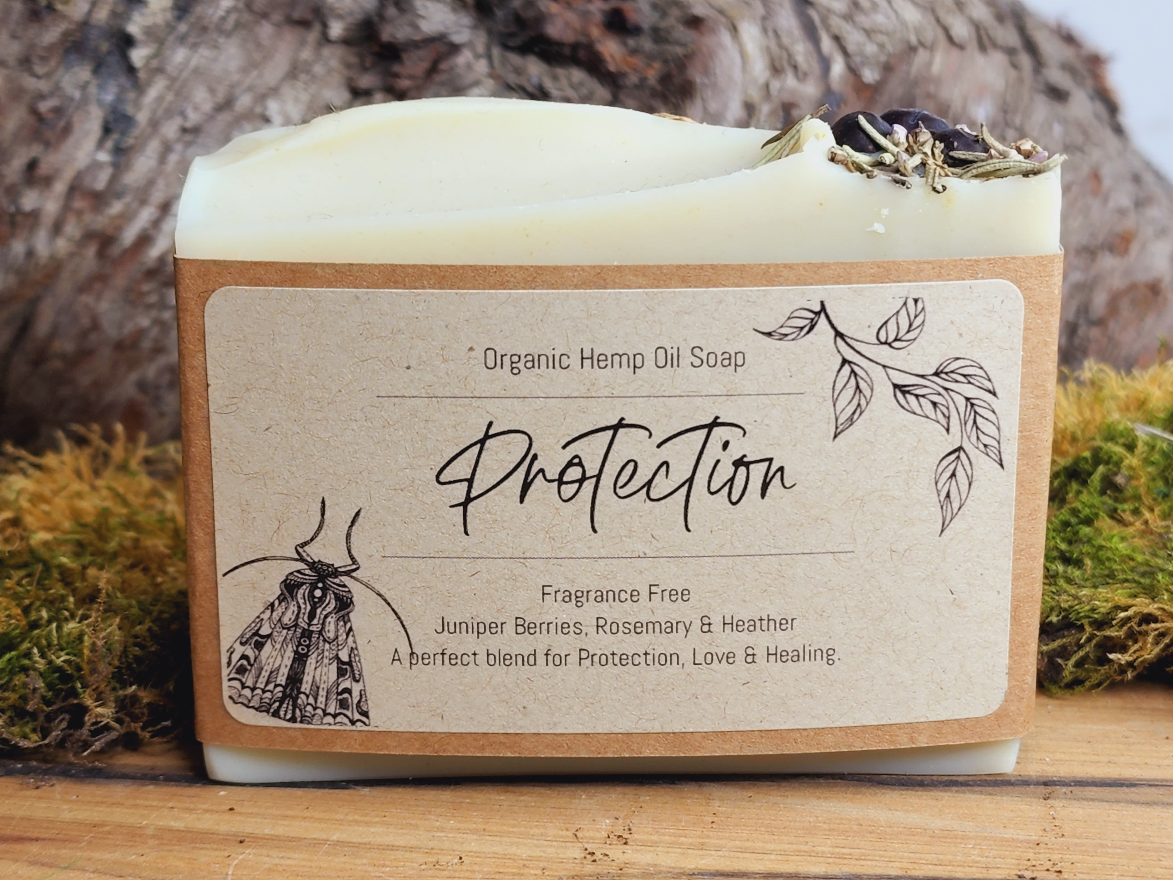 Hemp Oil Soap - Protection – Crystal Arcana