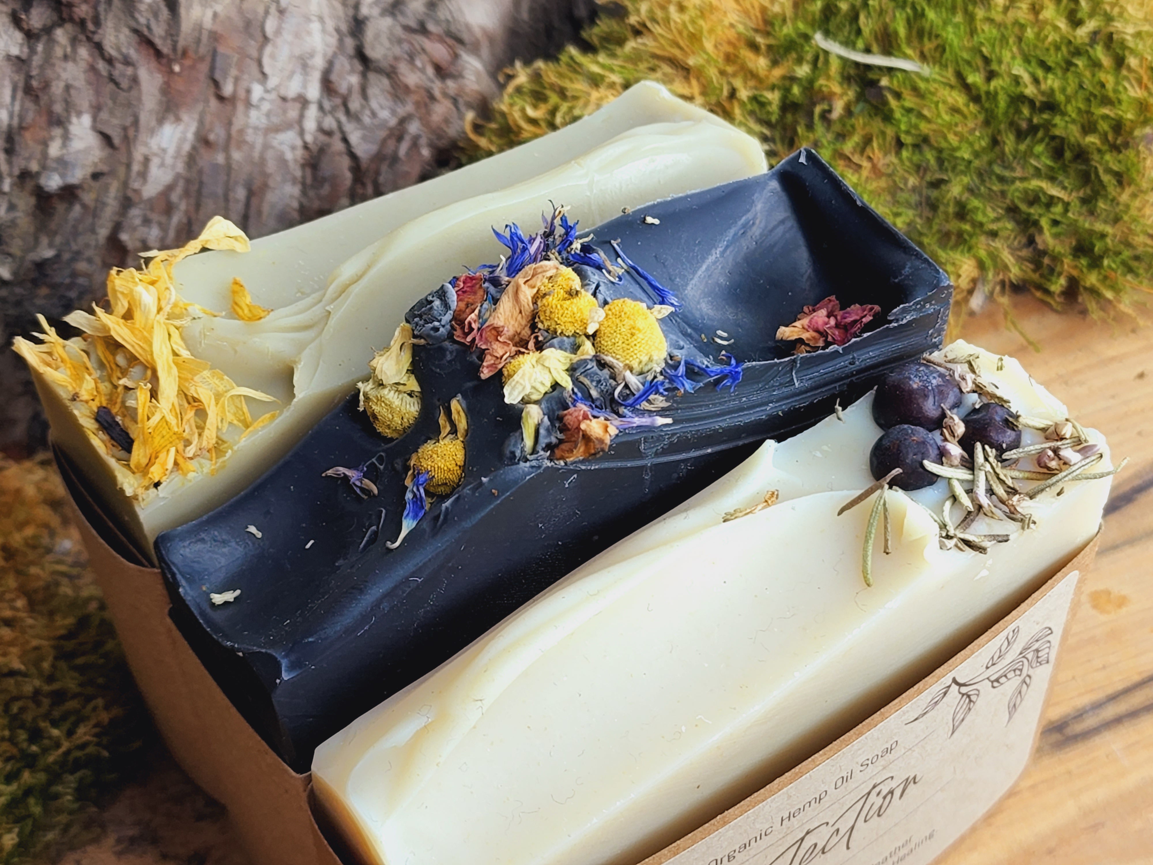 Hemp Oil Soaps - Trio Bundle – Crystal Arcana