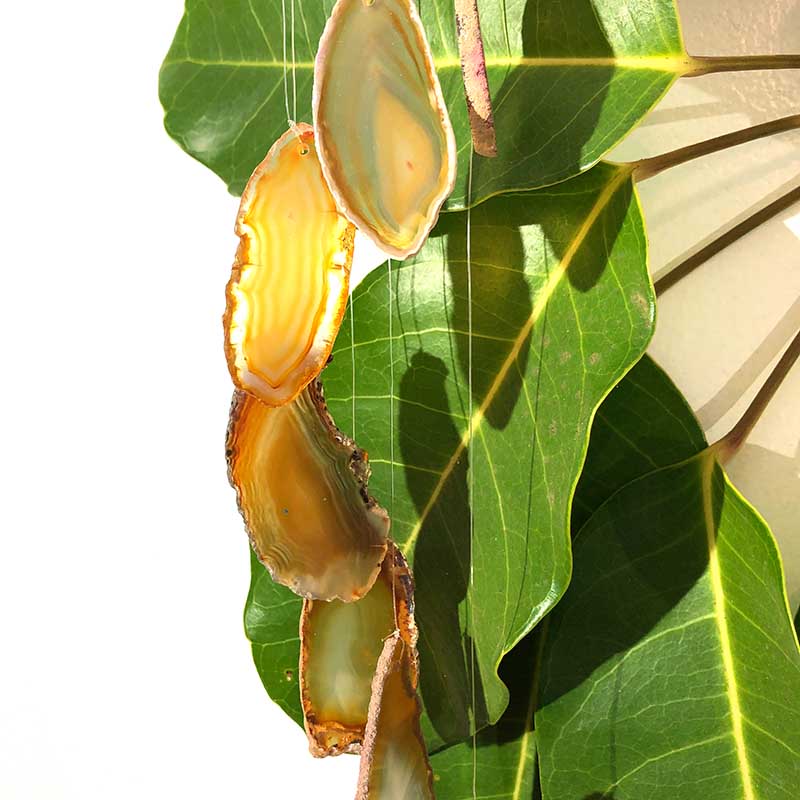 Agate Wind Chimes - 6 Colour Options – Crystal Arcana